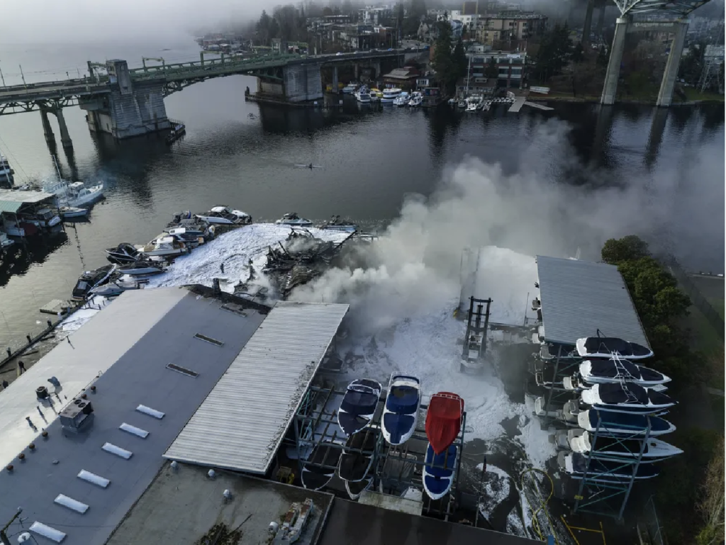 What to know about the foam used to fight Seattle’s Lake Union fire ...